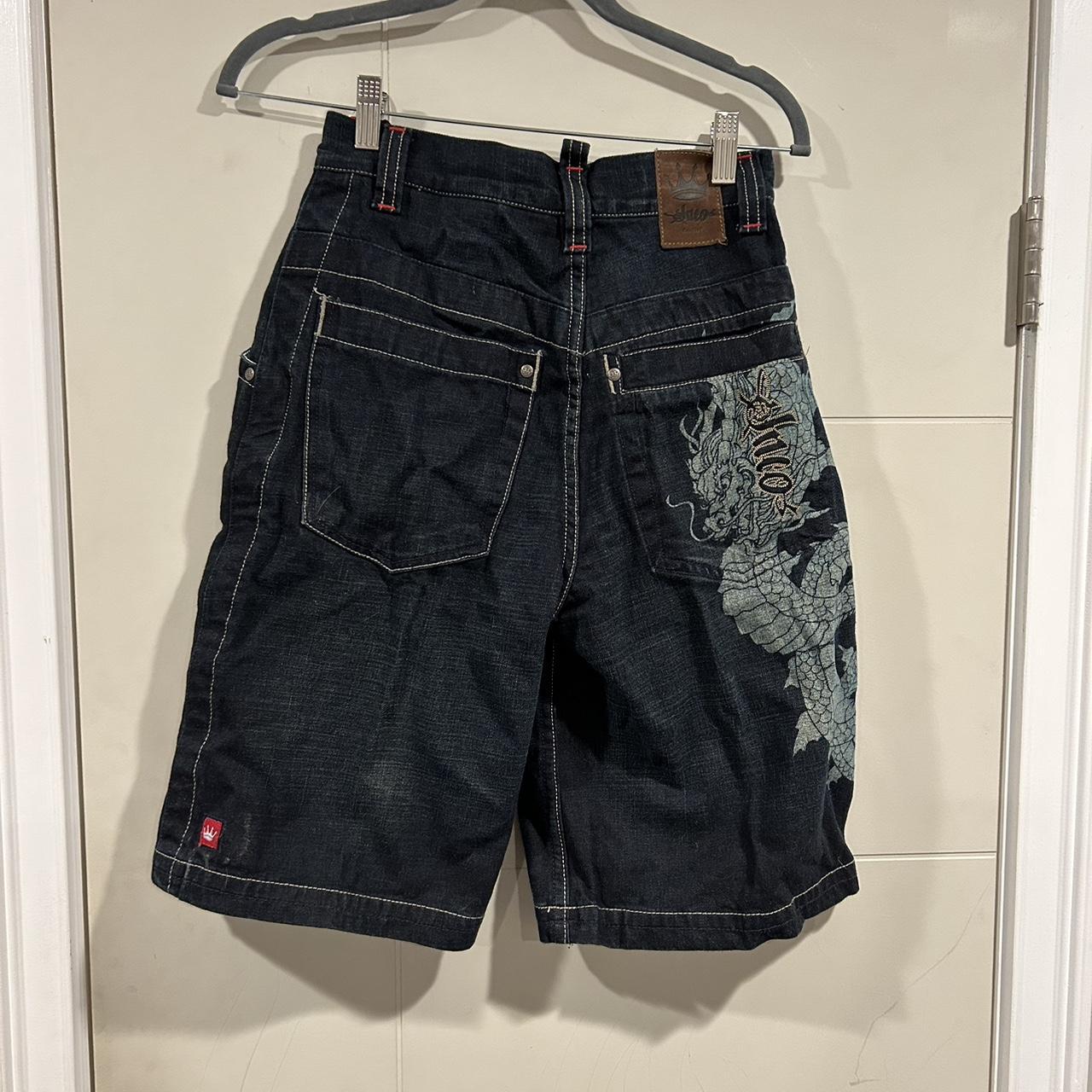 Jnco Jorts Super fire dragon the side Size: 12... - Depop