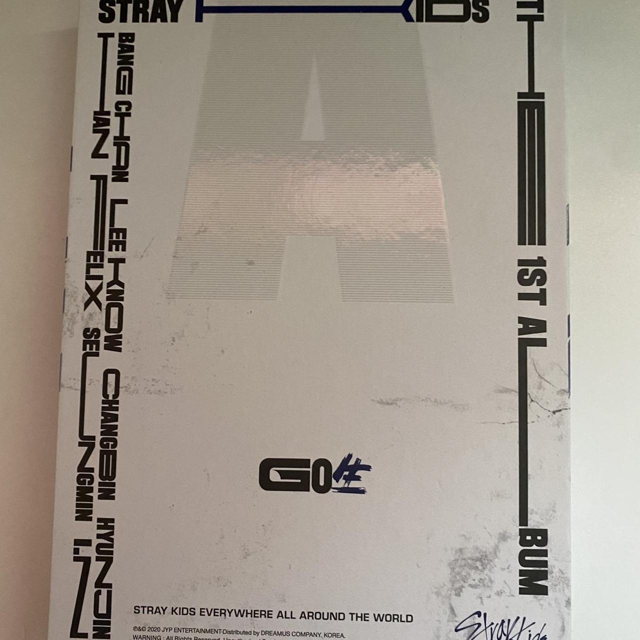 Stray Kids “the first album”. Includes photo cards,... - Depop