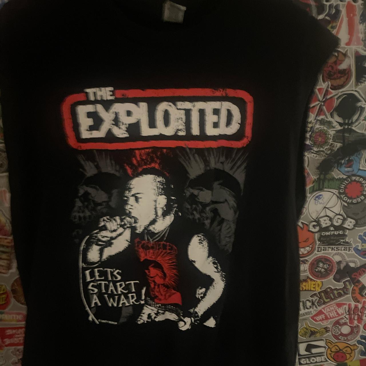 sleeve less The exploited shirt homemade made by me - Depop