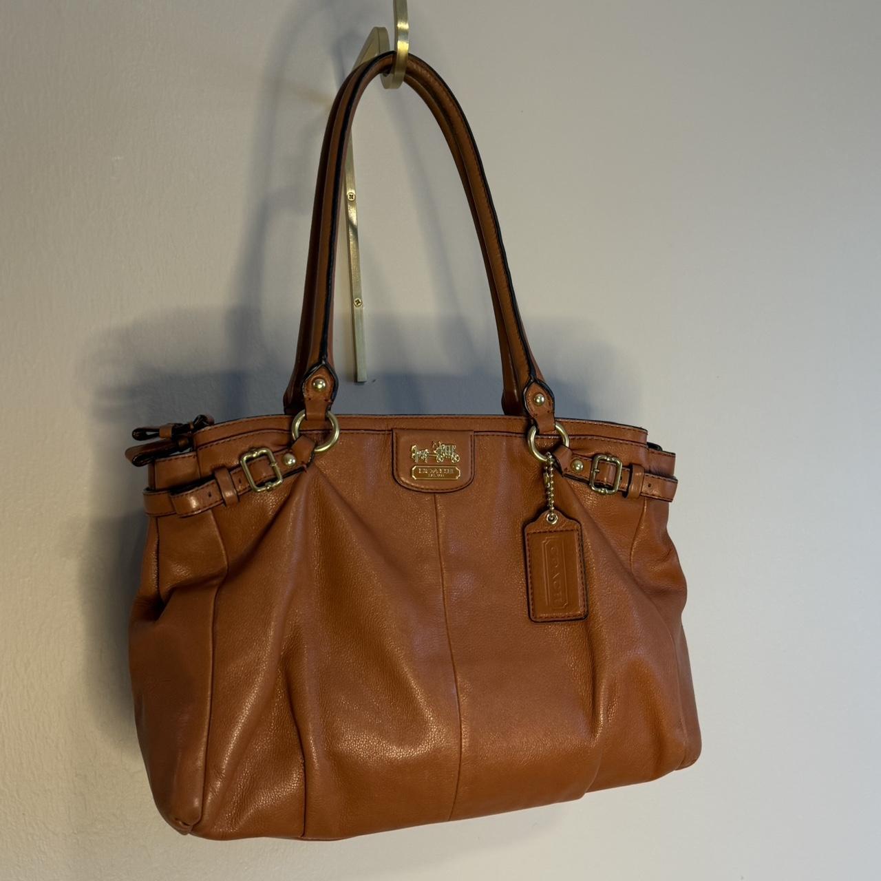 Beautiful vintage coach The Madison Kara tote... | Depop