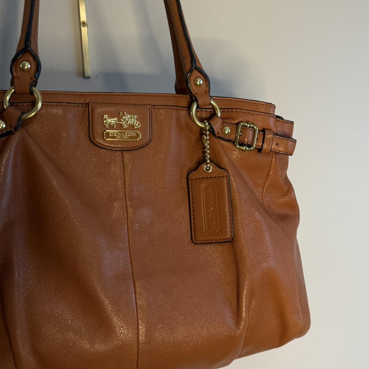 Beautiful vintage coach The Madison Kara tote... | Depop