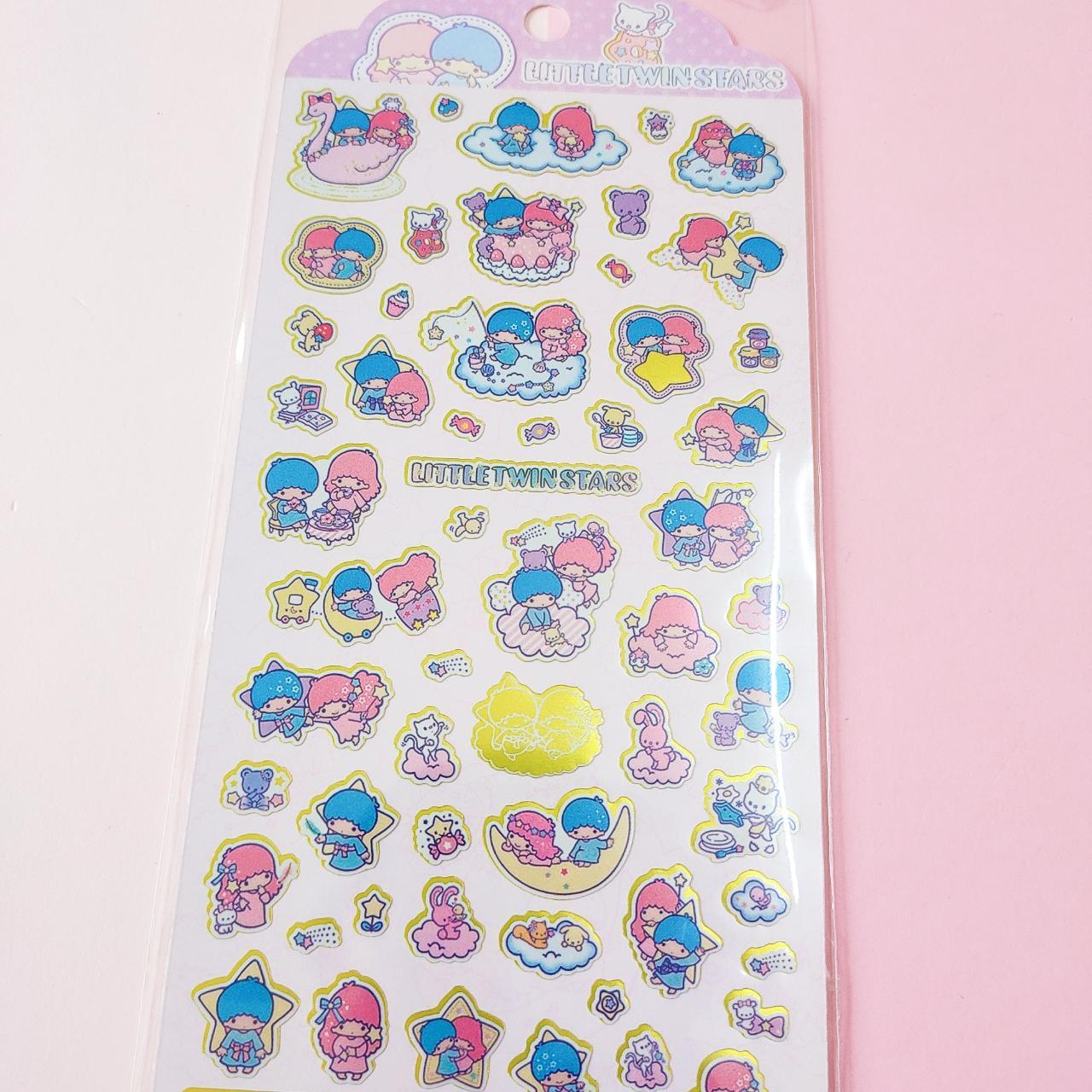cute Little twin stars Sticker Please review all... - Depop