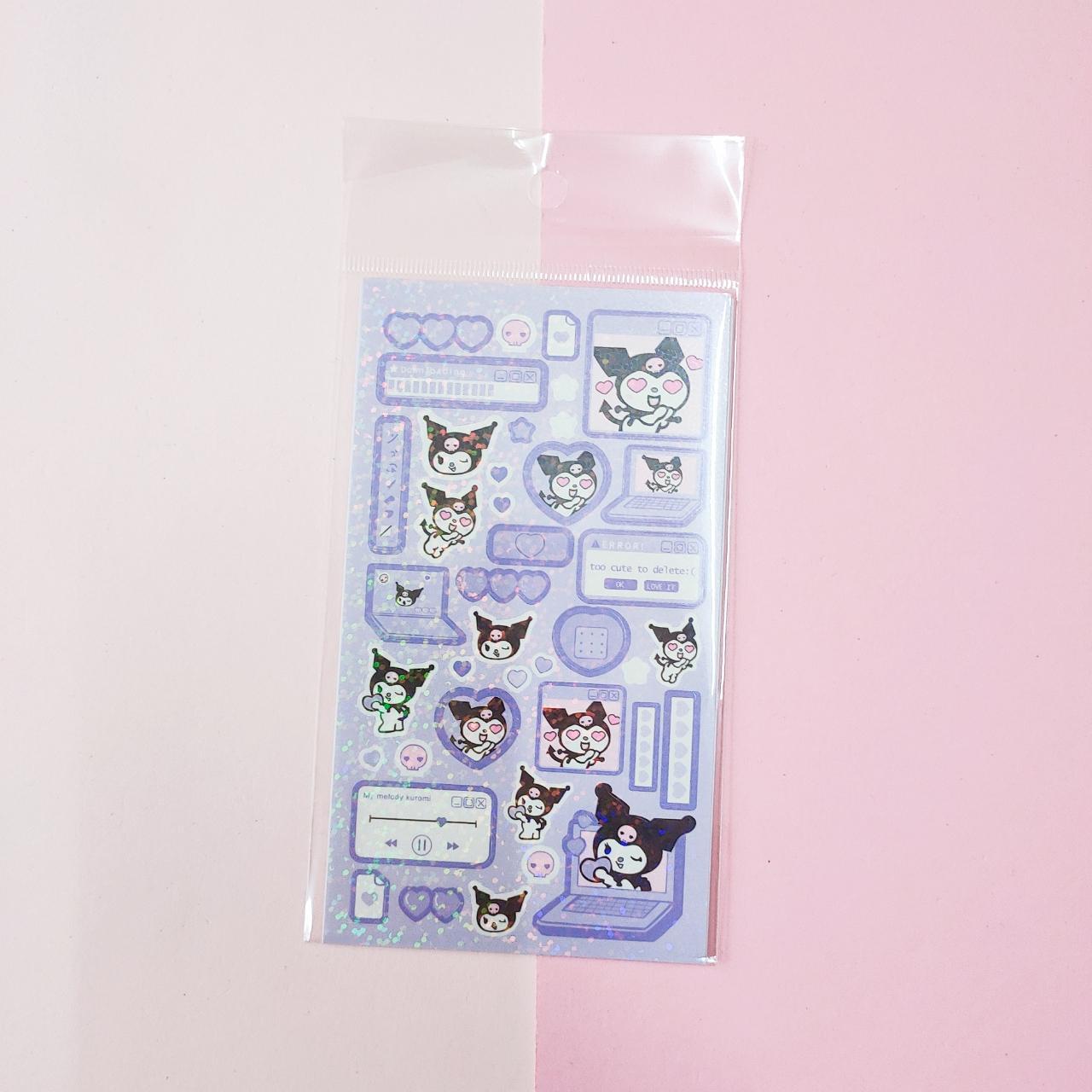 cute kuromi Sticker Please review all photos before... - Depop