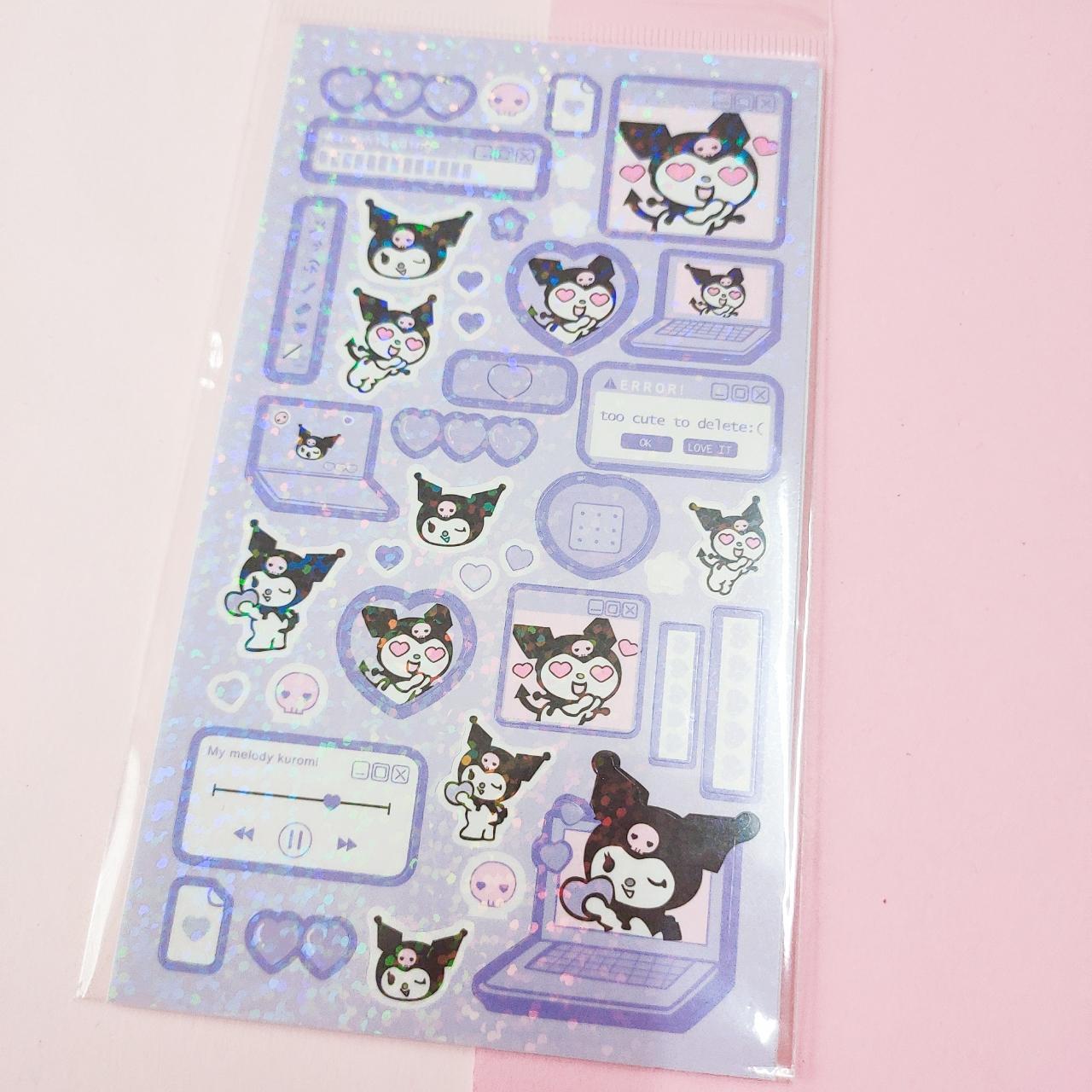 cute kuromi Sticker Please review all photos before... - Depop