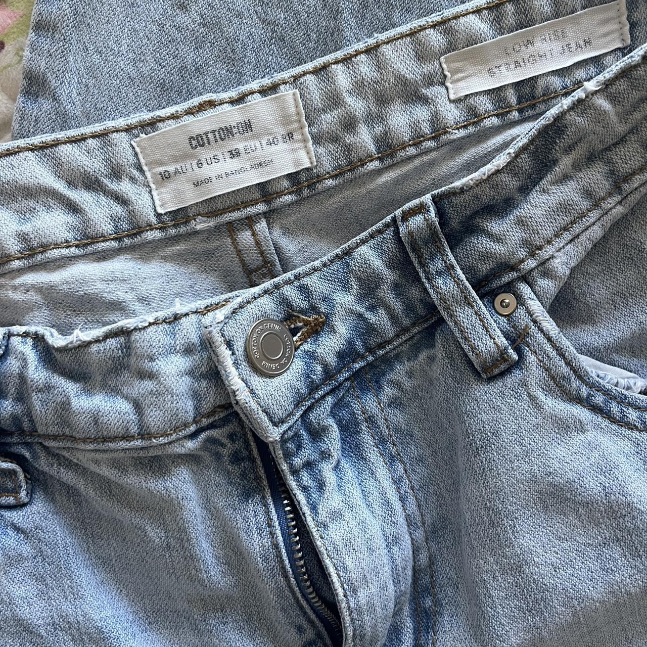 most flattering light wash denim jeans - low waisted... | Depop