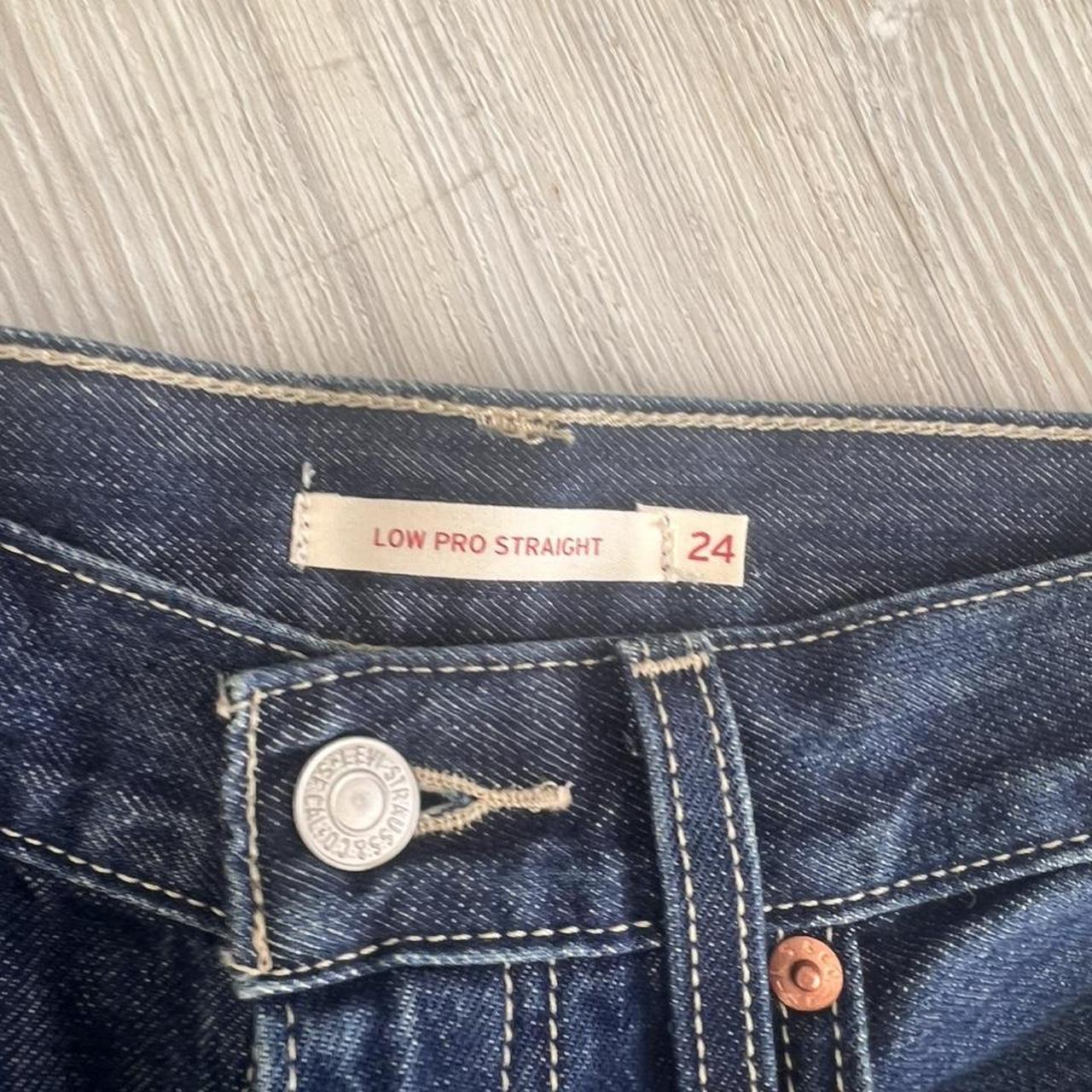 Levi’s low pro straight jeans w24 Sold out online... - Depop
