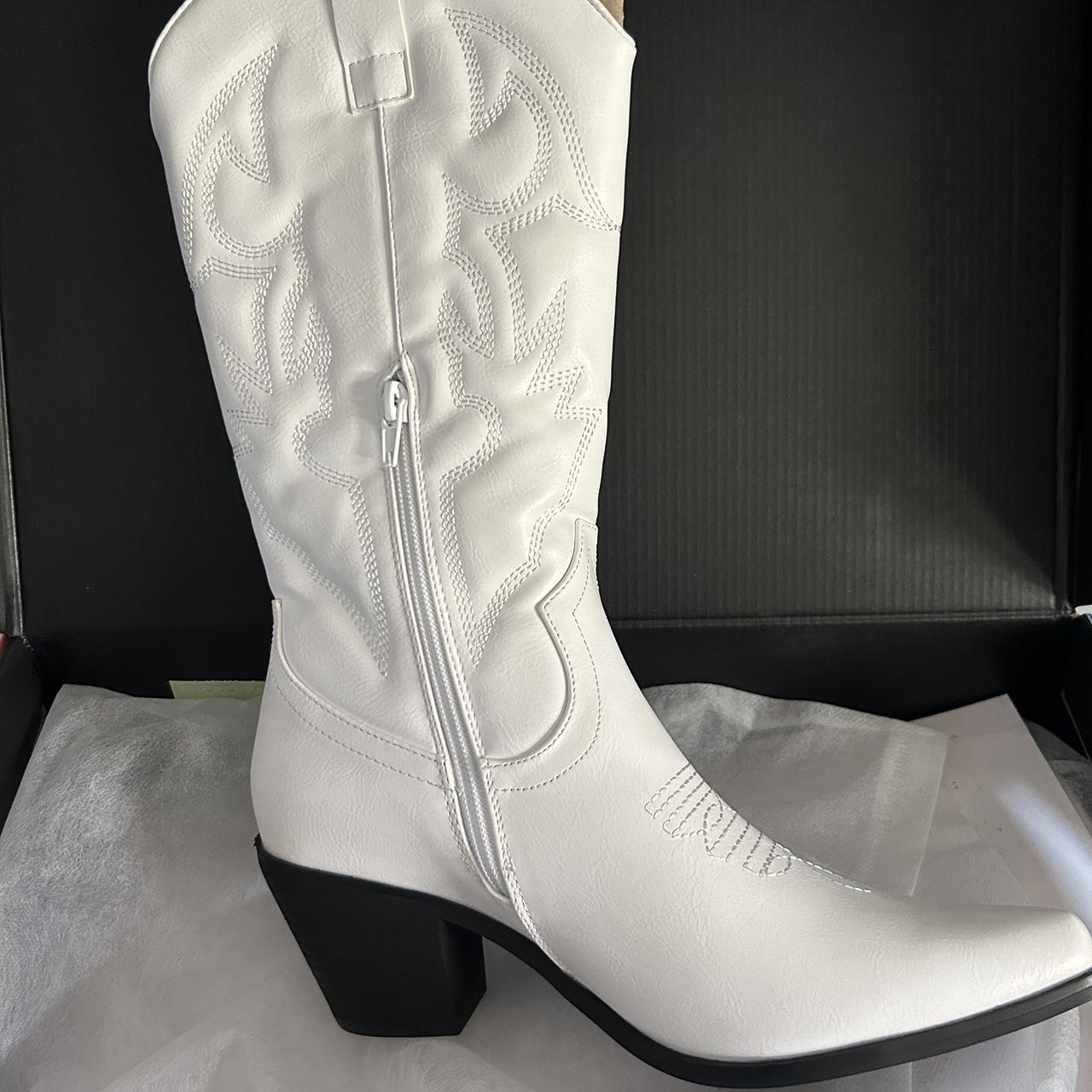 Therapy Ranger Cowboy Calf Boots - Depop