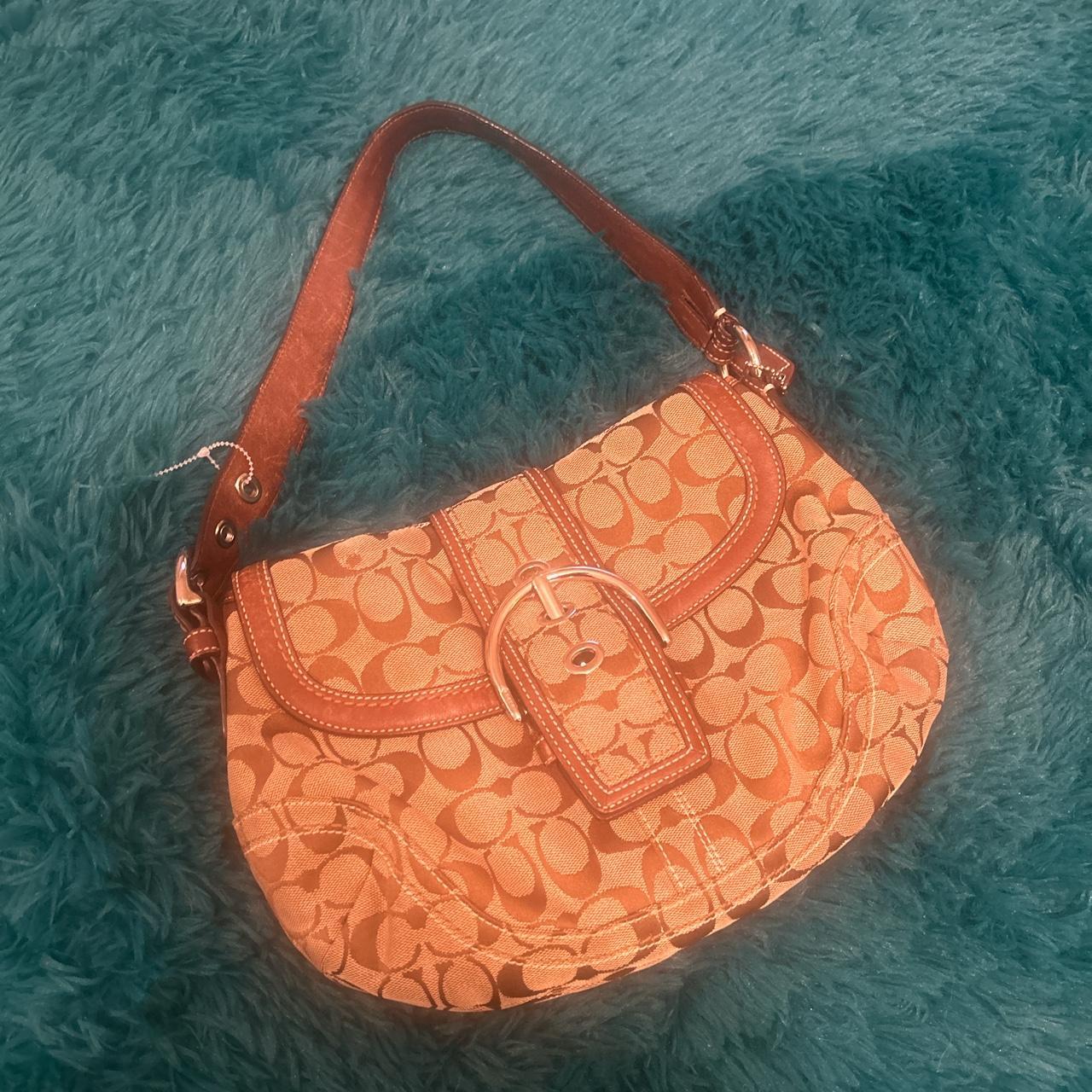 Vintage Coach monogram shoulder bag. In amazing... | Depop