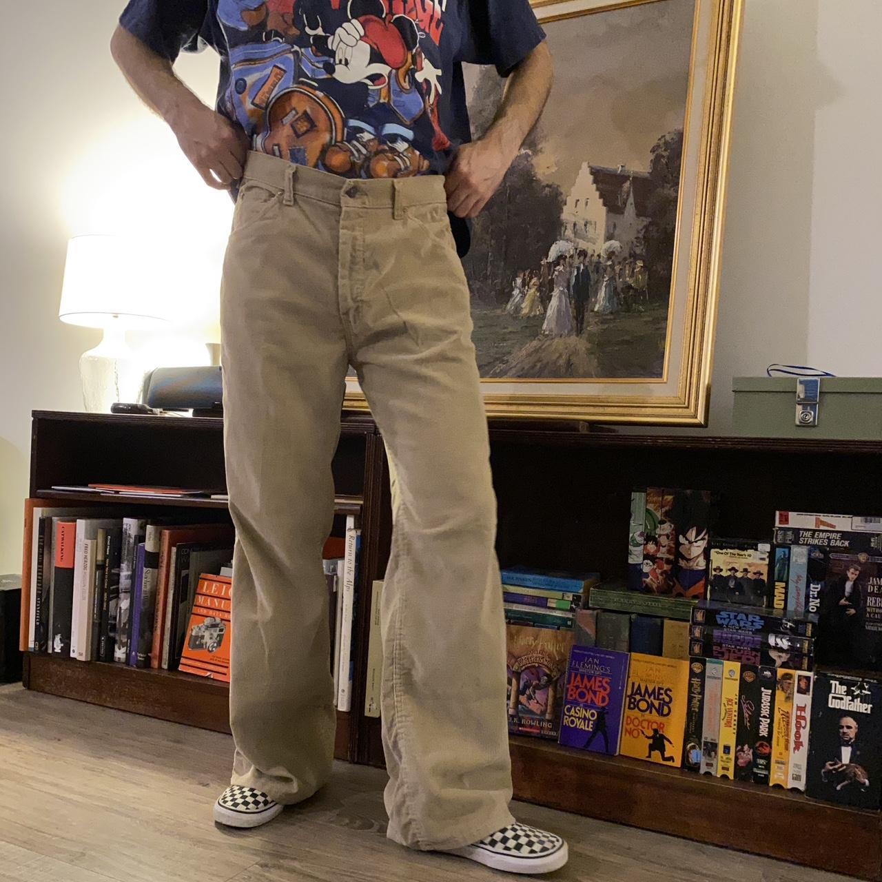 Vintage flare cords 60s 70s Farah flare bell bottom... | Depop