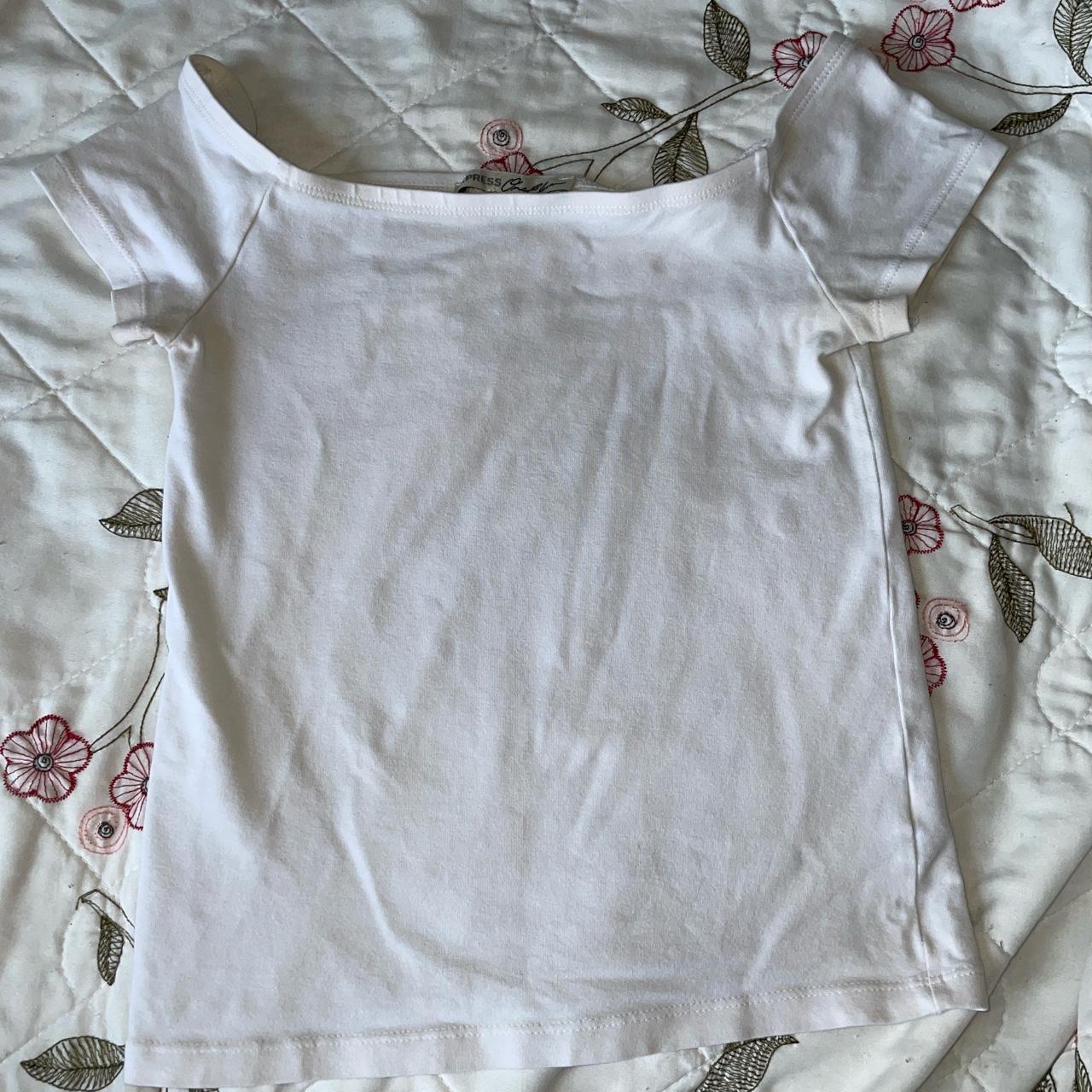 Off the shoulder top from Express! Can be worn as a... - Depop