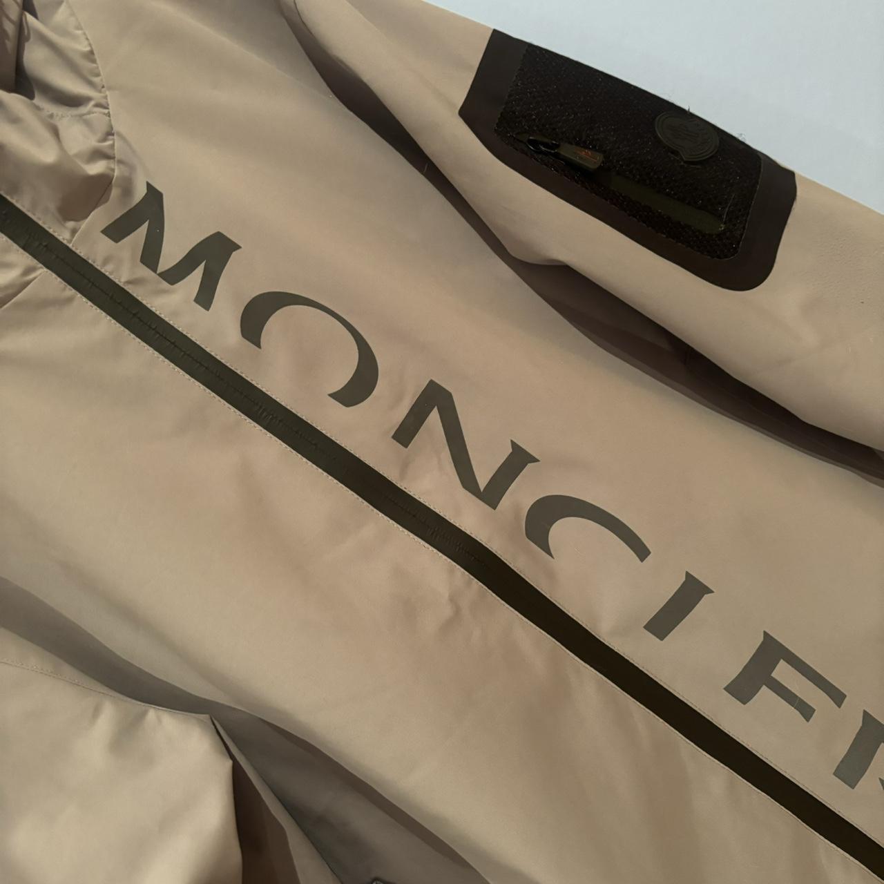 Men’s Moncler Light Grey Windbreaker/Jacket... - Depop