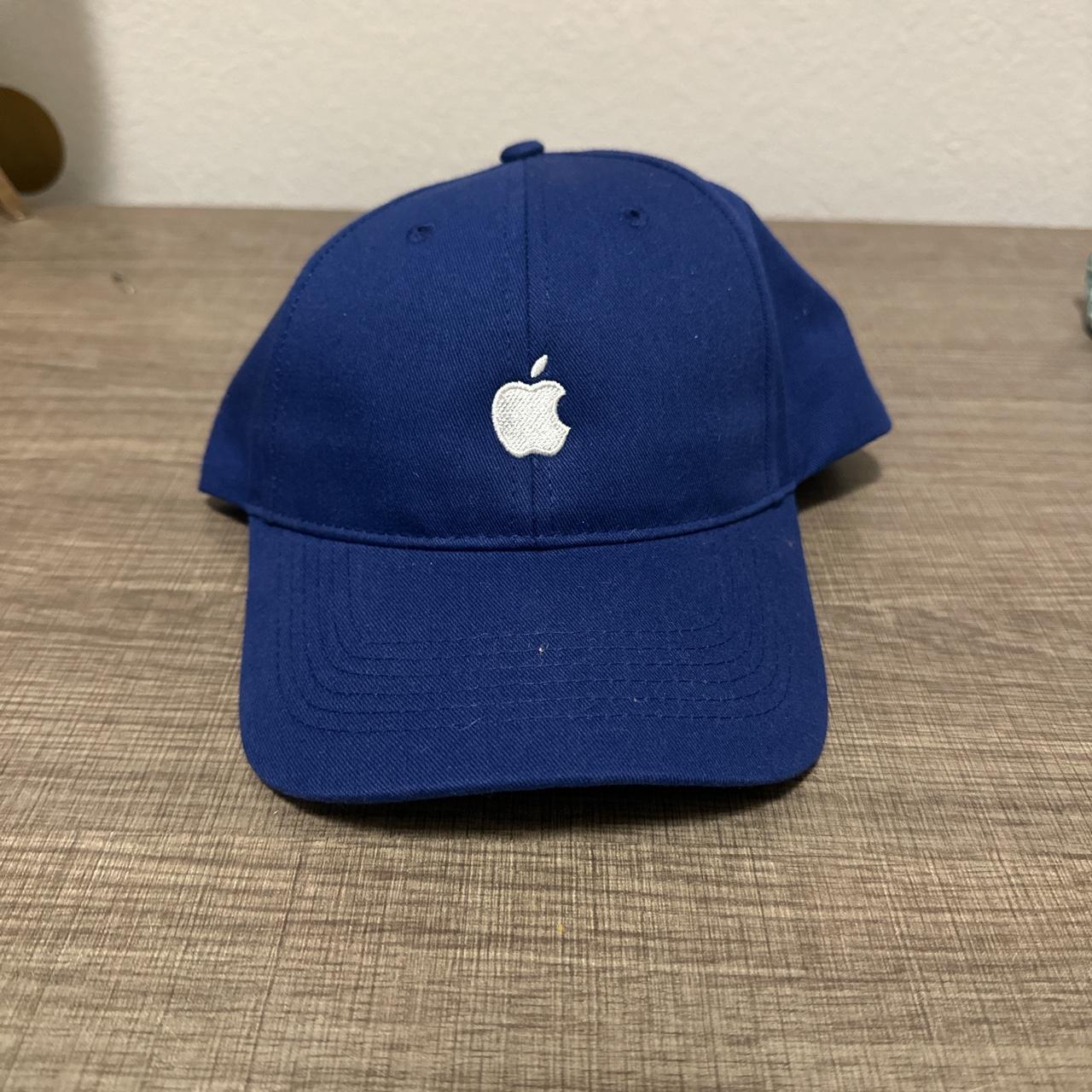 Apple Inc Navy Blue Baseball Hat Never worn! - Depop