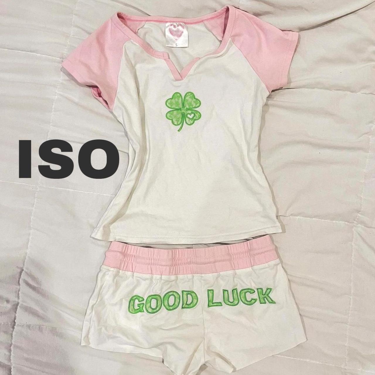 in search of marc jacobs “good luck” pink pj clover... | Depop