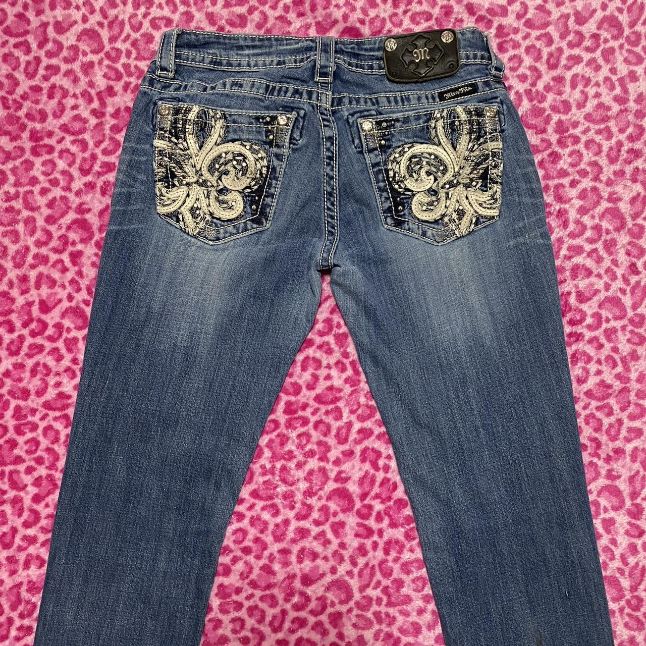 Miss me jeans Size 28’ {back pocket design} ~... - Depop
