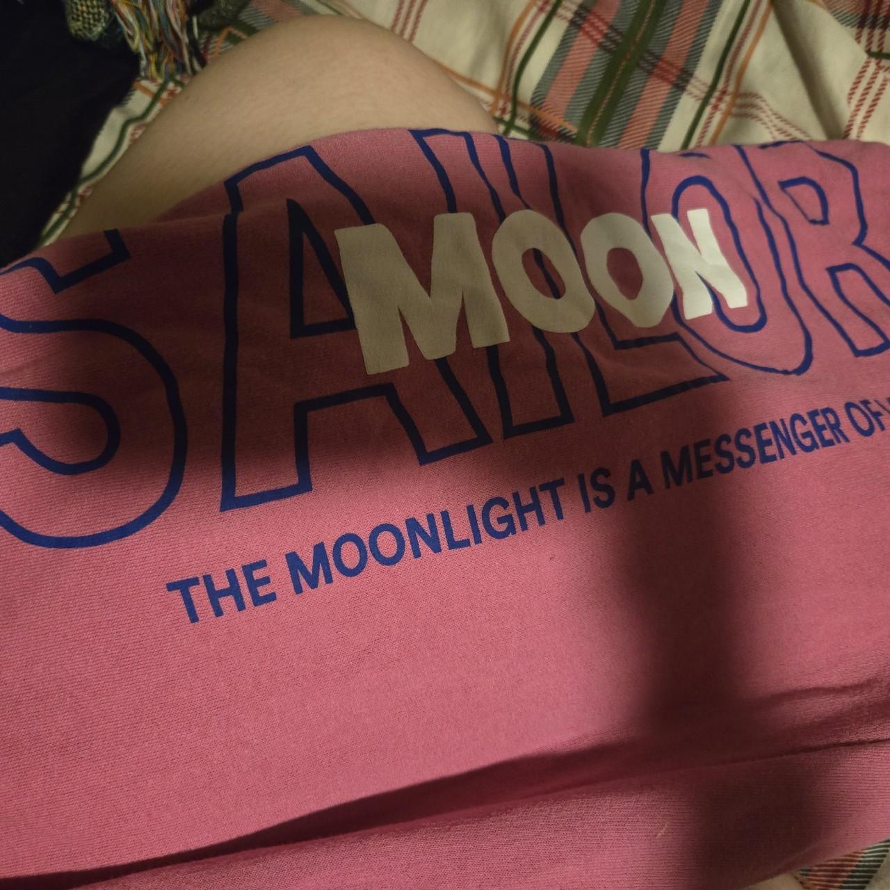 Sailor moon pink sweatpants Size medium | Depop