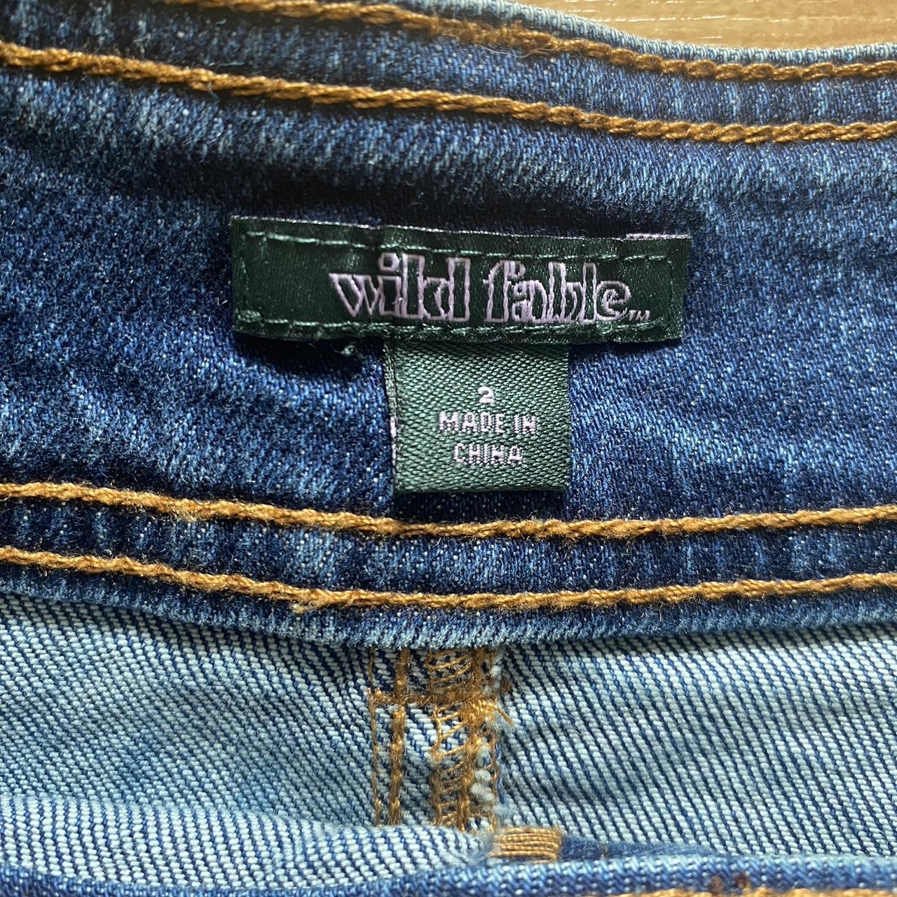 wild fable pleated denim skirt never worn, no flaws... - Depop