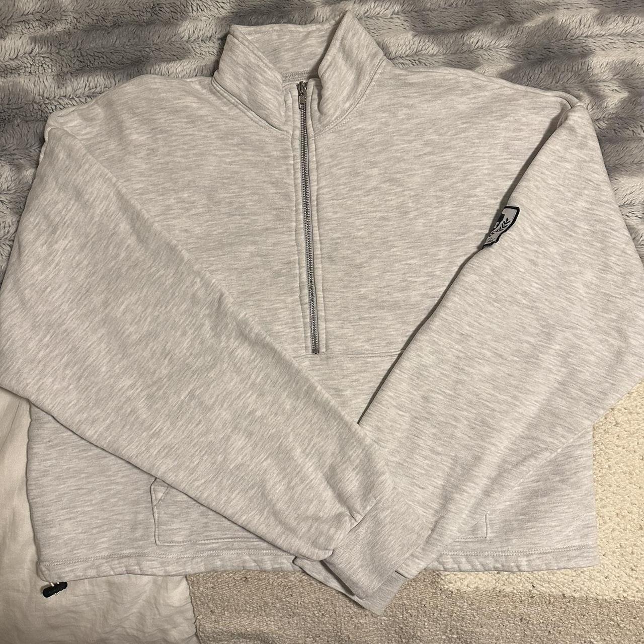 SETactive Heather Grey Half Zip Size Small - In... - Depop
