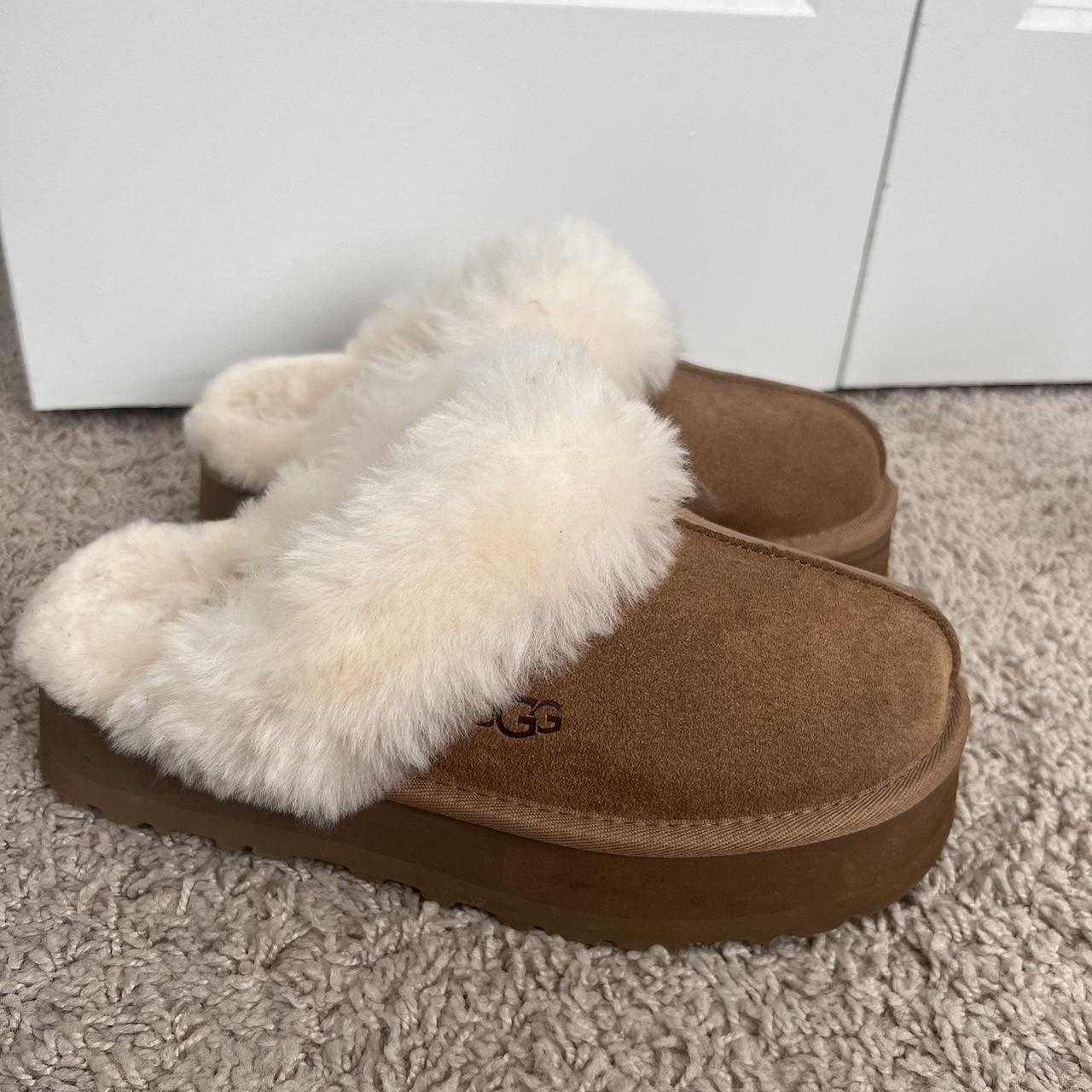 Ugh platform slippers - worn a couple times but feel... - Depop