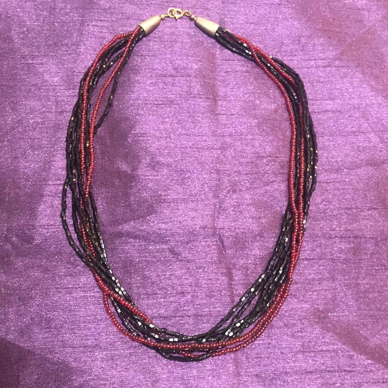 Authentic vintage 7 strand necklace 5 strands are... - Depop
