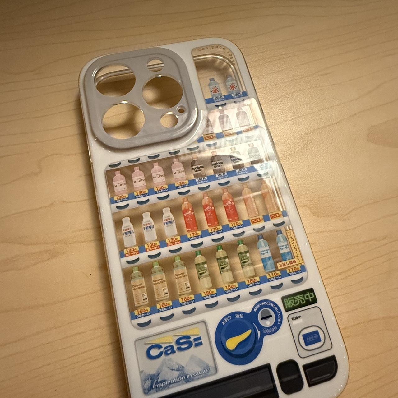 cas:space japan vending machine iphone 15 pro case... | Depop