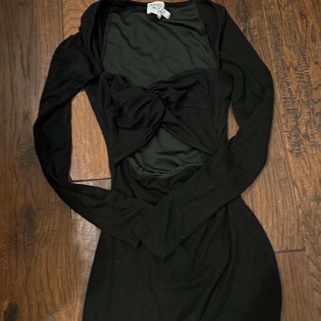 Black cutout princess Polly mini dress so flattering... - Depop