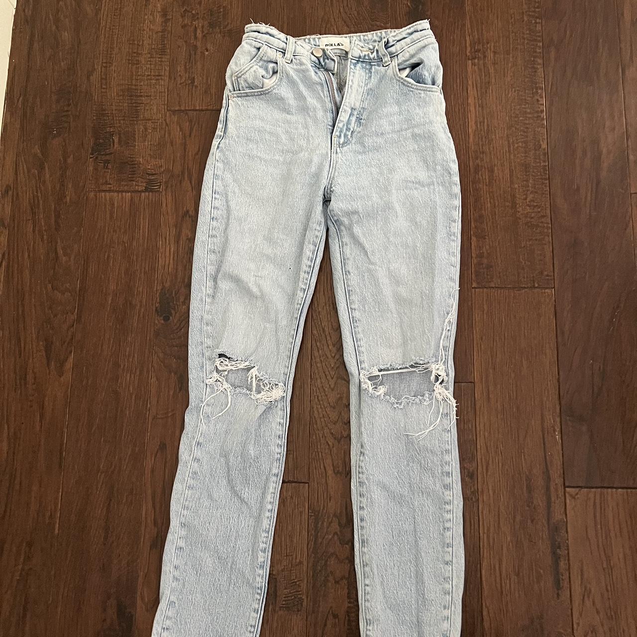 Rolla’s • revolve High waisted straight leg jeans... - Depop