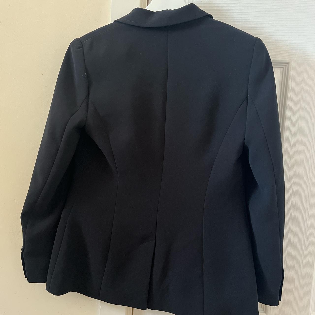 smart black tailored blazer ☆ - flattering,... - Depop