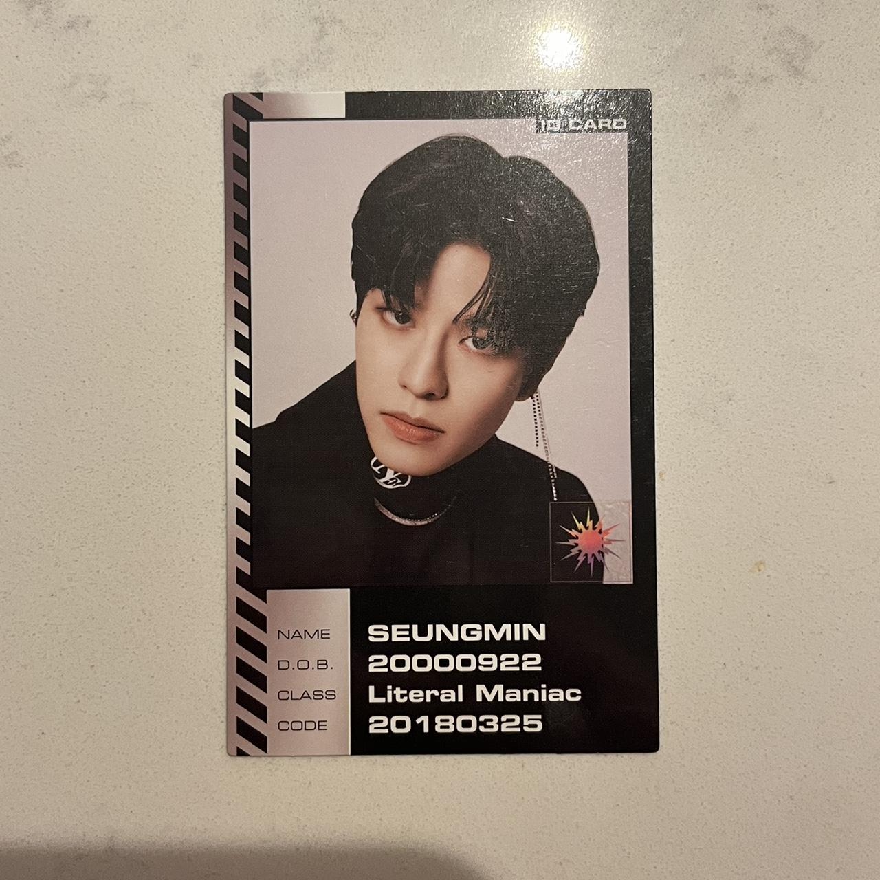 Official seungmin Oddinary ID Photocard #straykids... - Depop