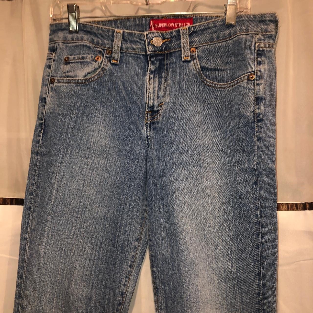 Levi super low stretch 518 Size 7 Mis m Please ask... - Depop