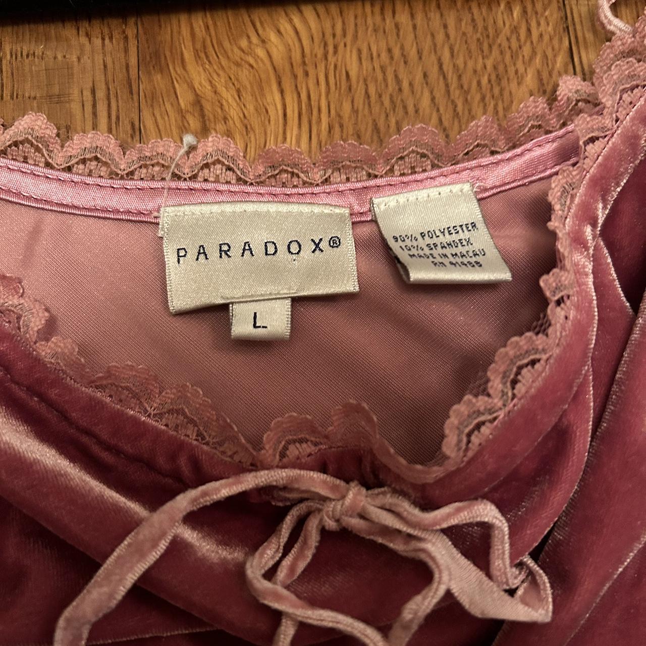 Vintage Paradox lace lined cami - Depop