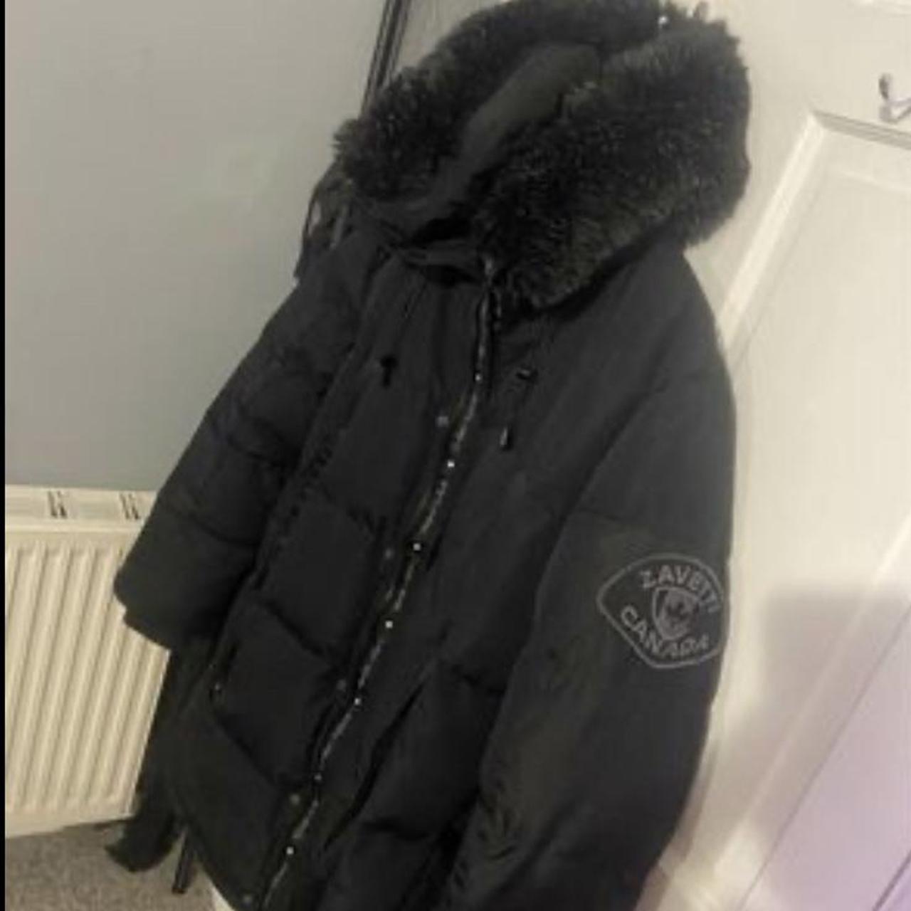 Zavetti long puffer parka jacket , worn twice but... - Depop