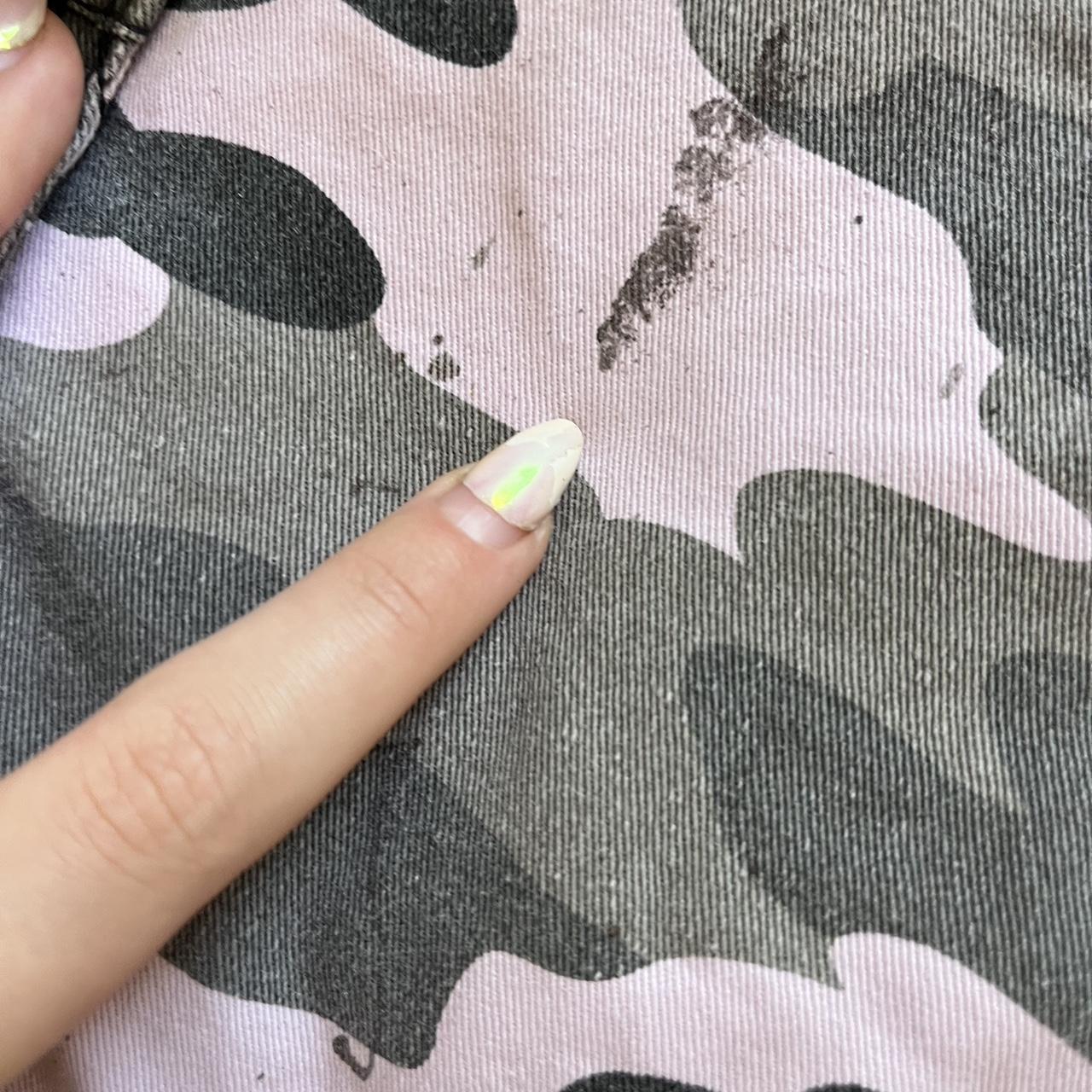 sick pink camo baggy jorts these are so cool the... - Depop