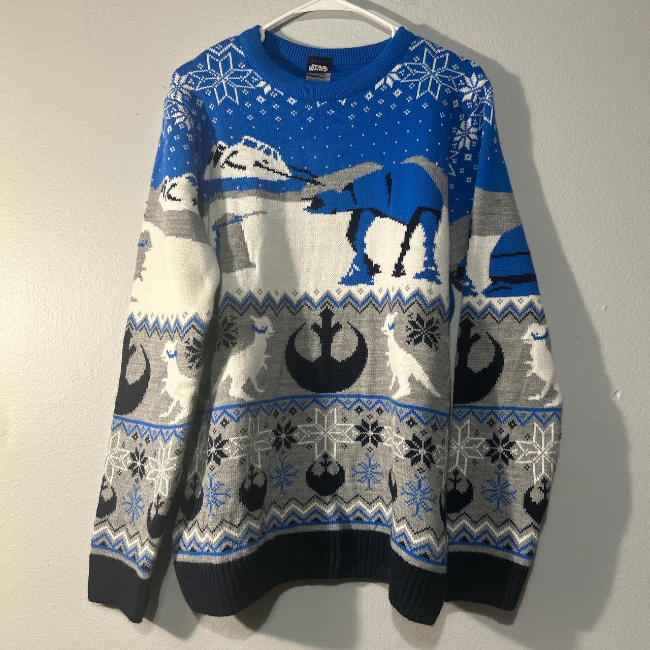 Star Wars knit pullover sweater x Merchoid battle of... - Depop