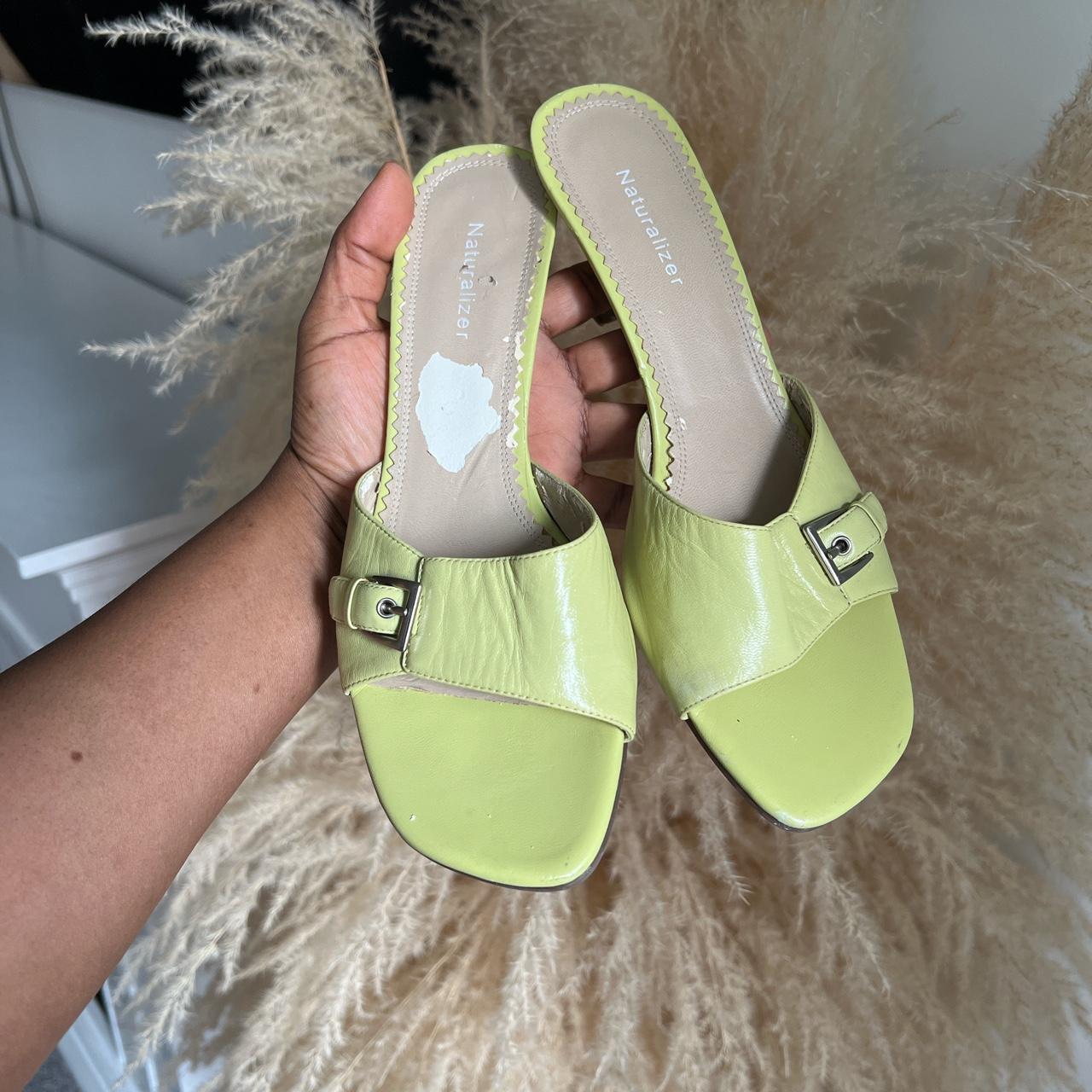 Naturalizer Women's Green Sandals | Depop