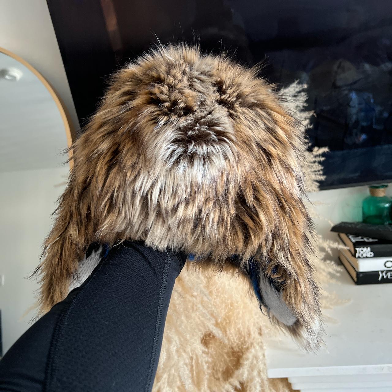 Fraud fur trapper hat - Depop