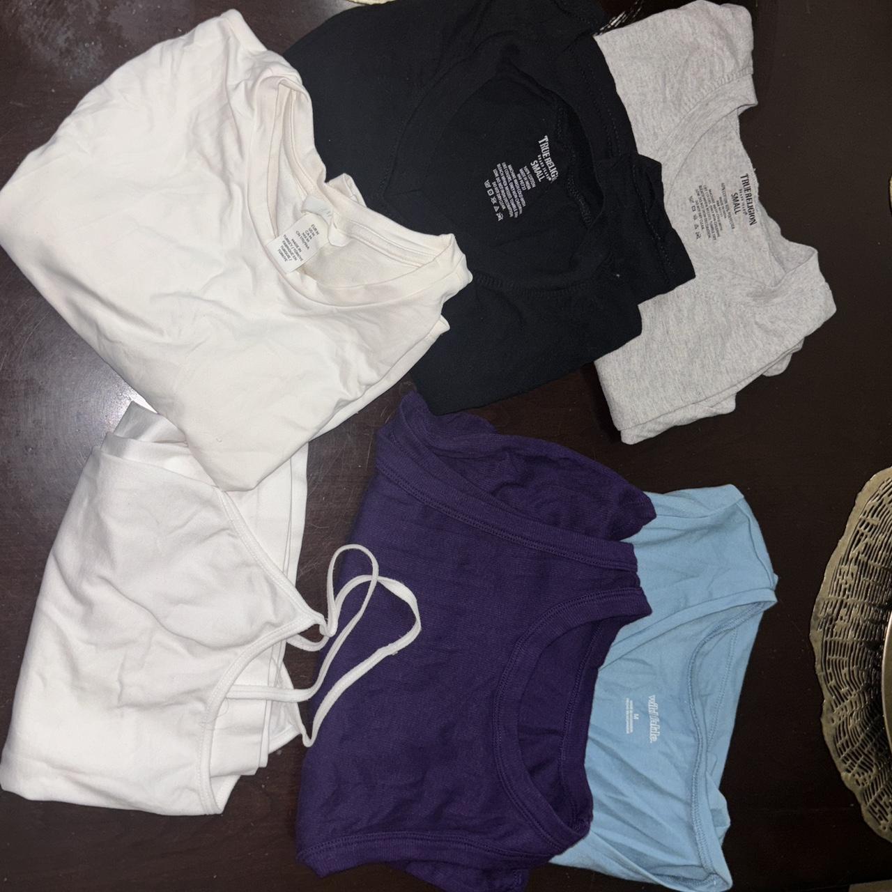6 bundle shirts different brands H & M white -... - Depop
