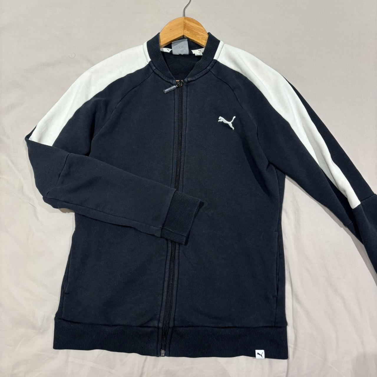 Puma zip up jumper - size medium | Depop