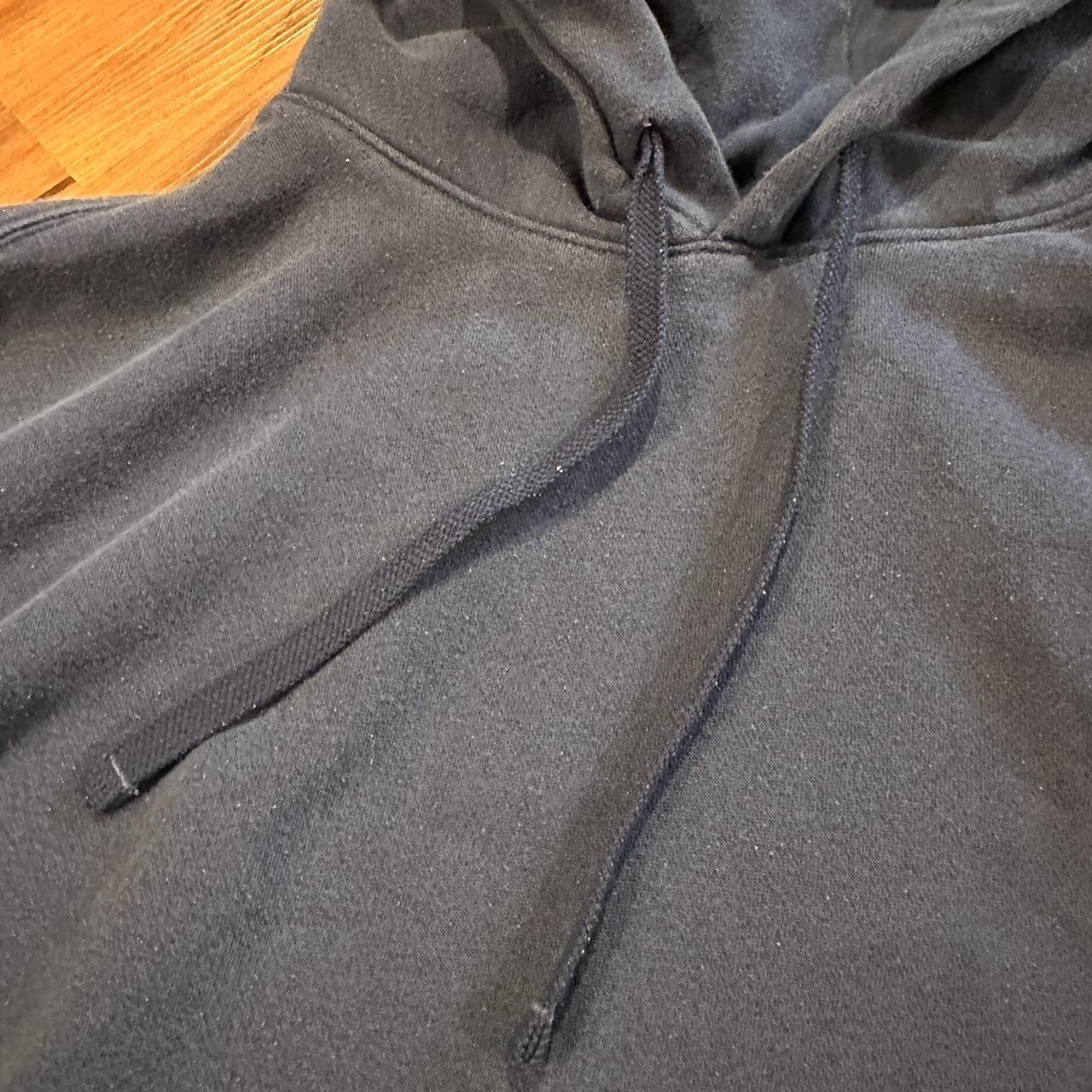 Nike Essentials Navy Blue Pullover Hoodie... - Depop