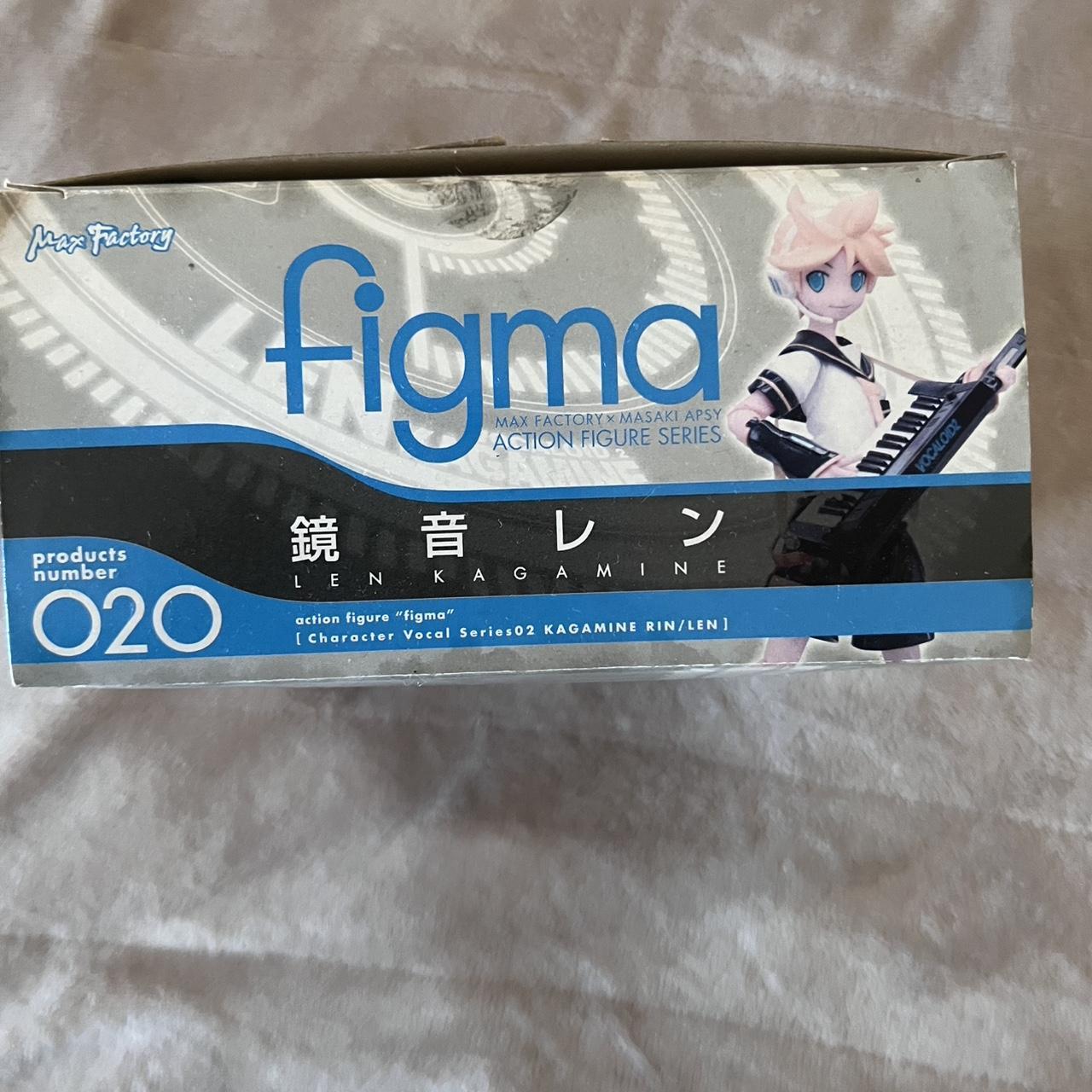 figma Vocaloid Kagamine Len Figure #020 The box has... | Depop