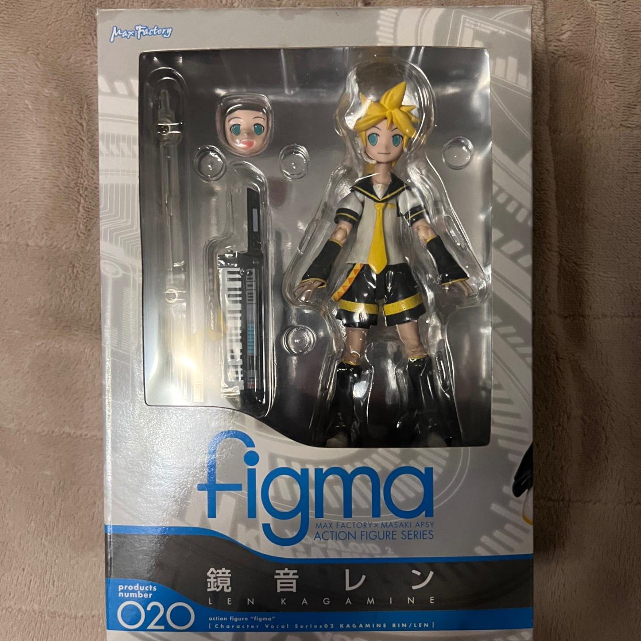 figma Vocaloid Kagamine Len Figure #020 The box has... | Depop