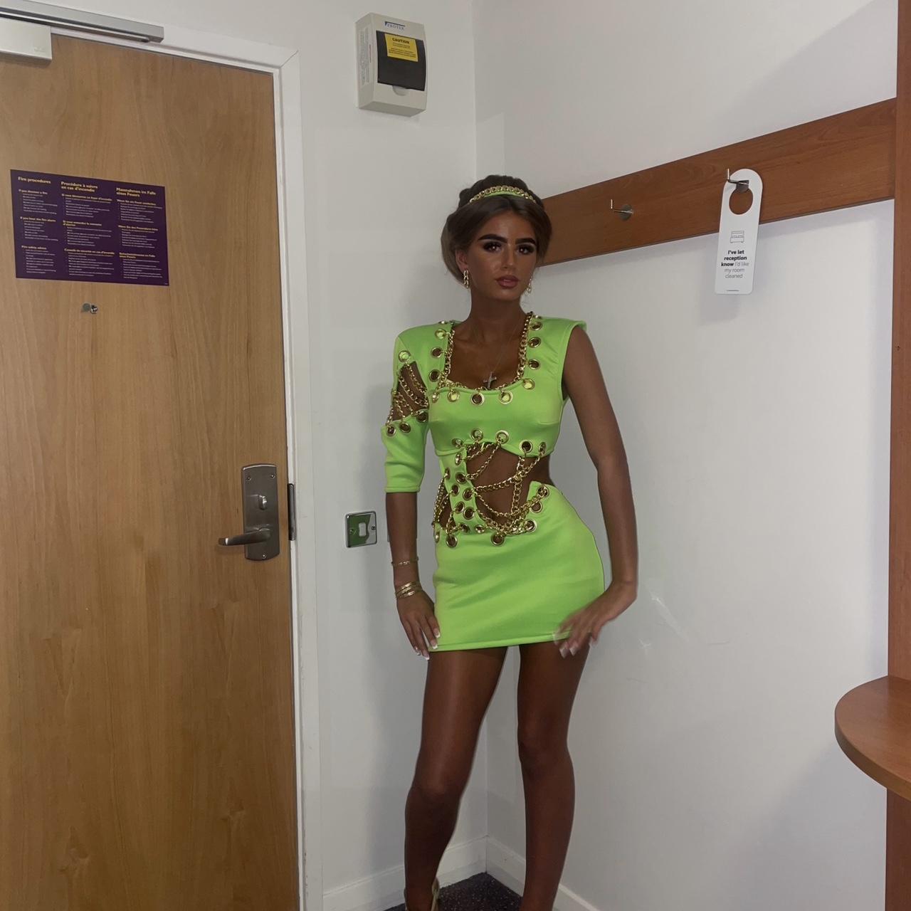 Mode mwah dress worn once for a few hour like new💚💚💚 - Depop