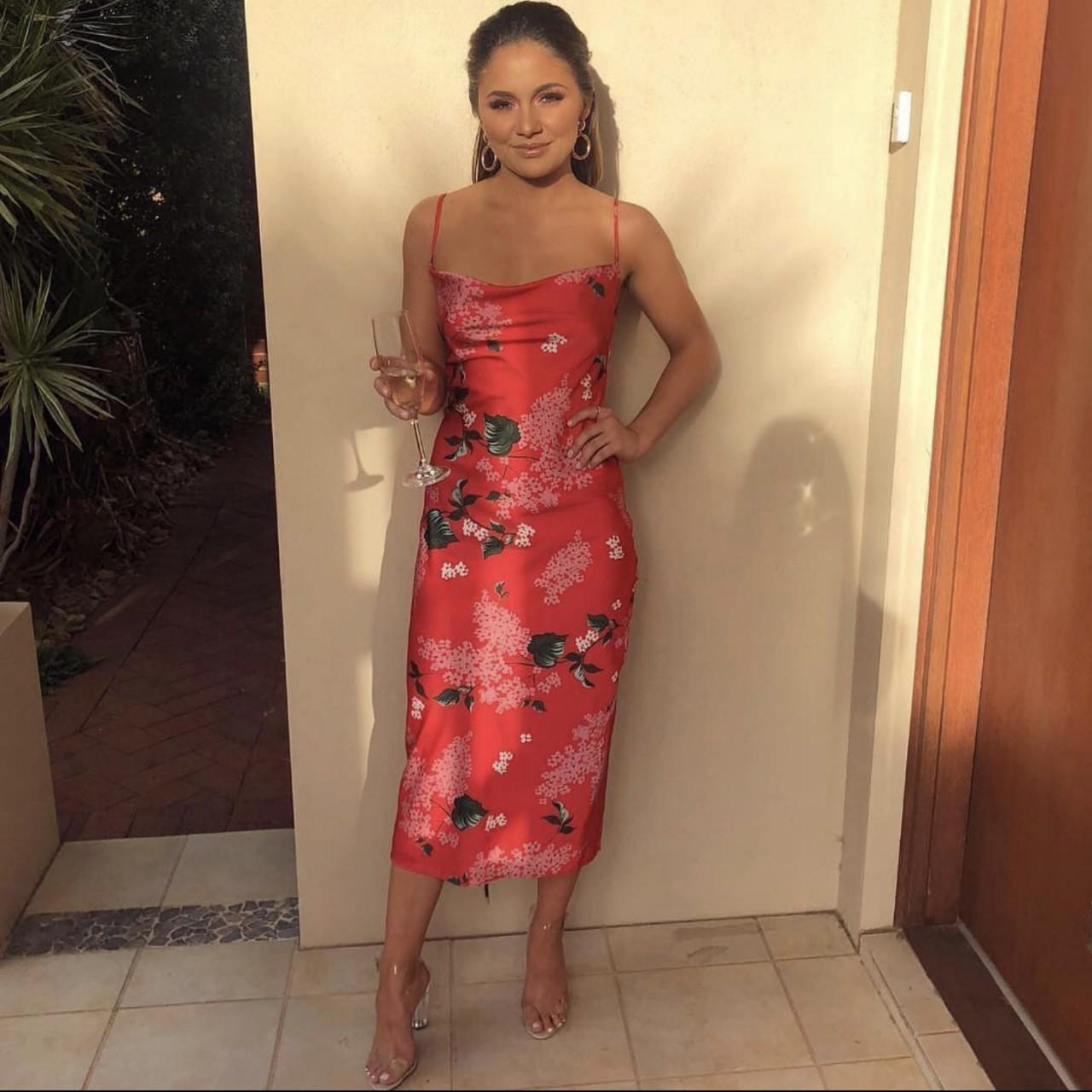 Keepsake the label floral slip dress Size... - Depop