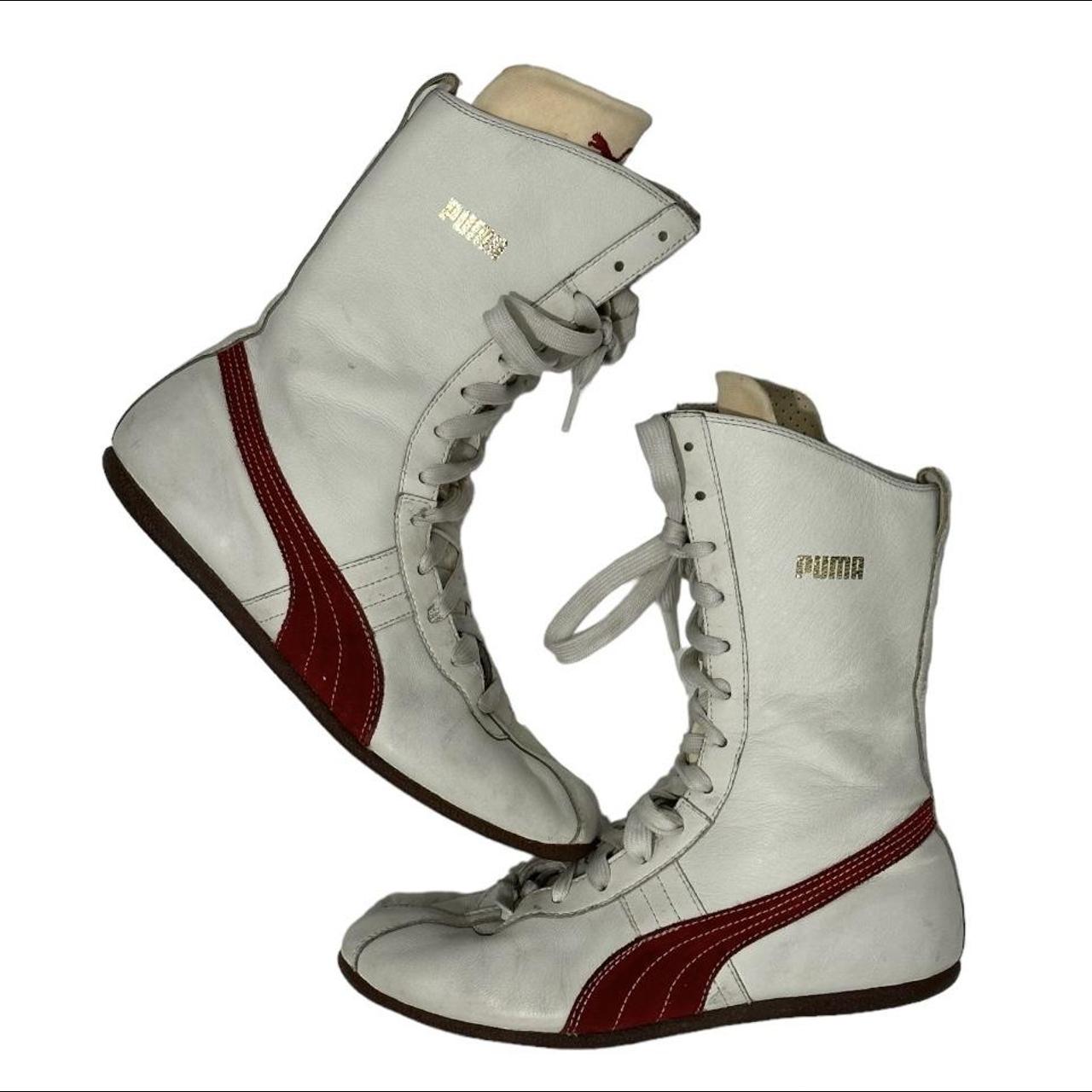 DM BEFORE BUYING‼️ Vintage puma boxing boots Vintage... - Depop