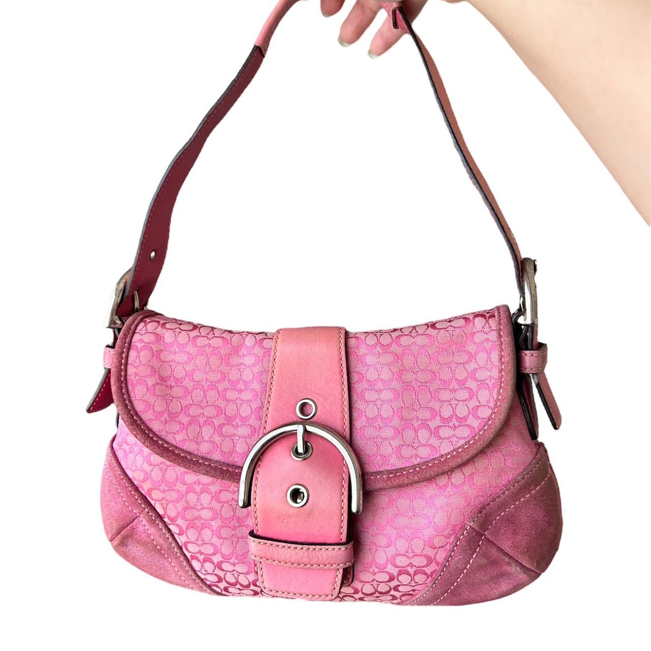 Y2k vintage pink mini coach bag!! Sooo cute this... - Depop