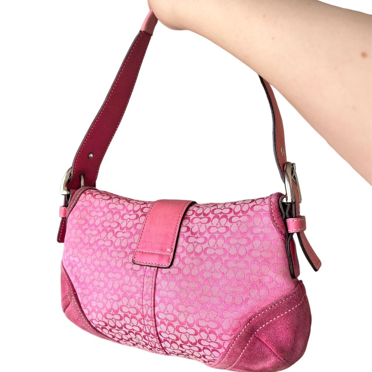 Y2k vintage pink mini coach bag!! Sooo cute this... - Depop