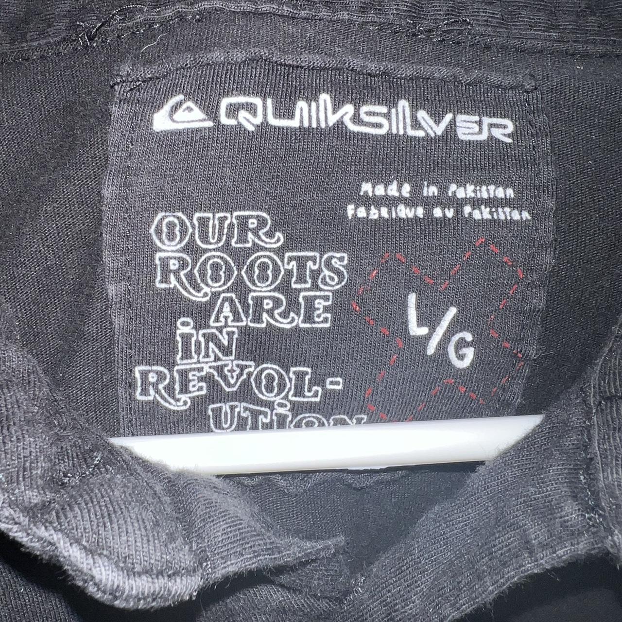 Black Quiksilver Collar Men’s Size: Large... - Depop