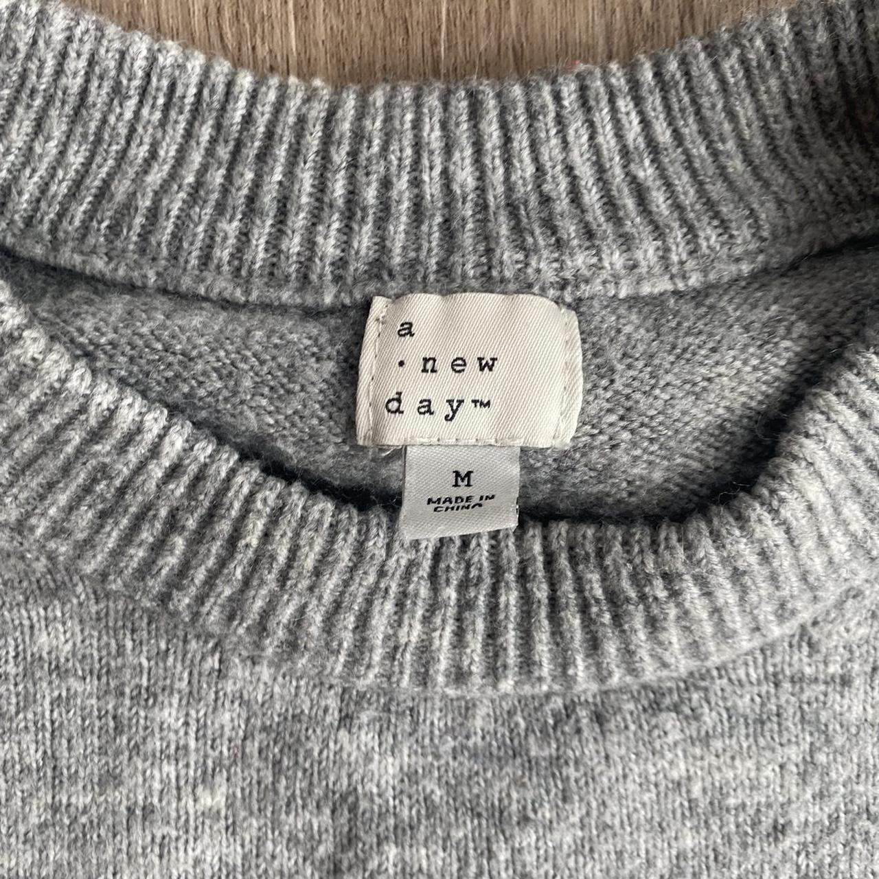 A New Day Sweater in Grey Women’s Size... - Depop