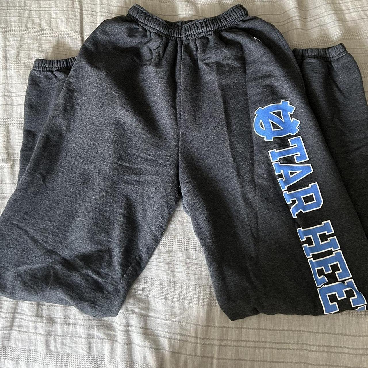 unc tar heels champion sweatpants. worn a handful.... - Depop