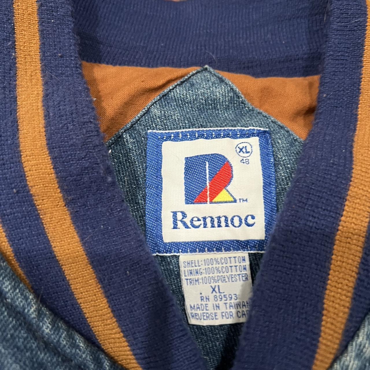 Dope denim varsity jacket size XL #vintage - Depop