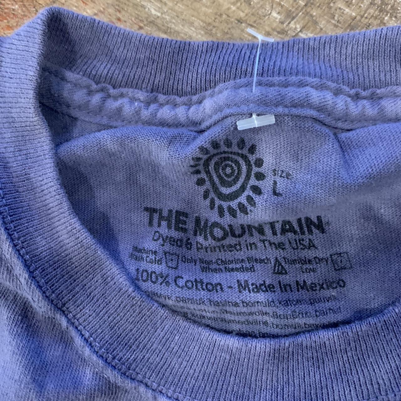 Large The Mountain Purple Wolf T-Shirt Cool... - Depop